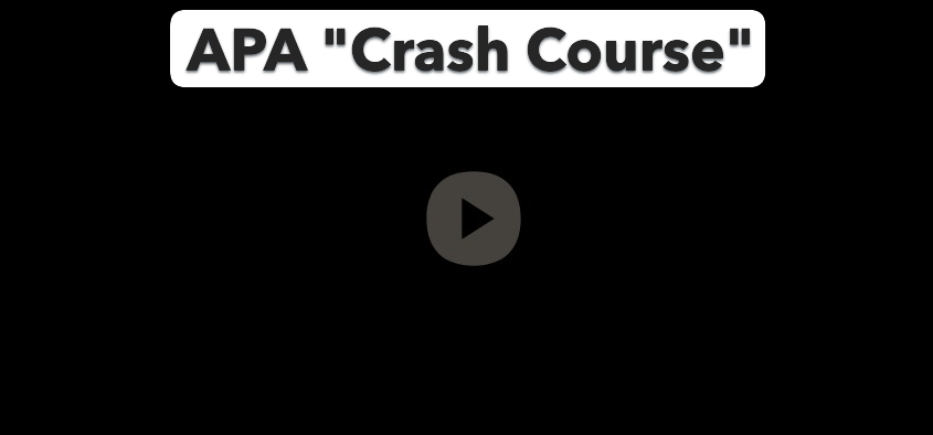 APA format & citations – The Graduate Writing Guy :: Writing Tips for ...